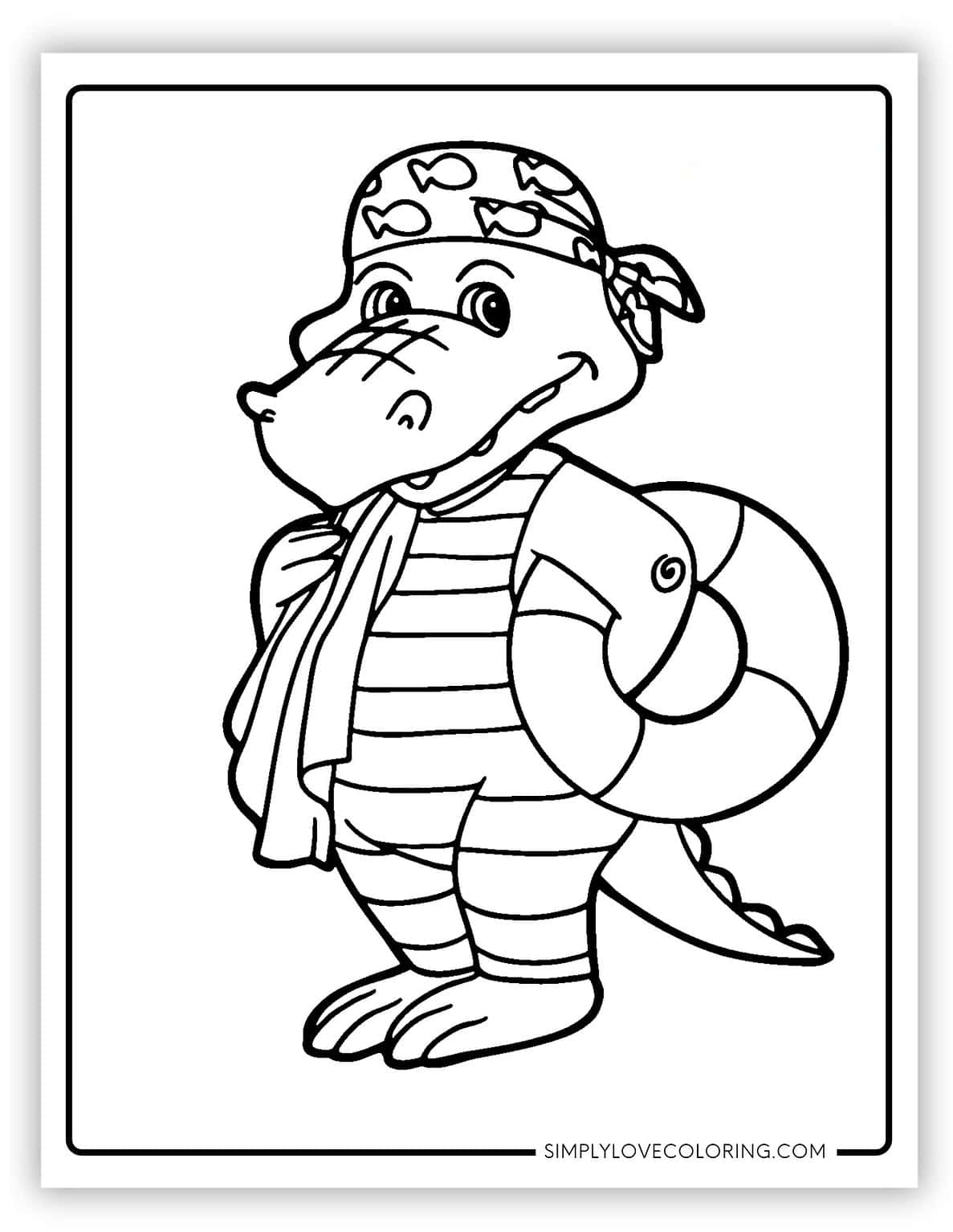 31 Alligator Coloring Pages (Free PDF Printables) - Simply Love Coloring