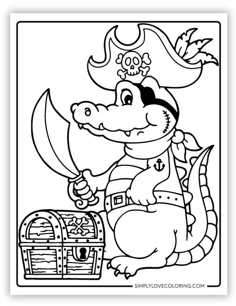 31 Alligator Coloring Pages (Free PDF Printables) - Simply Love Coloring