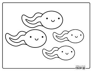 Tadpole Coloring Pages (Free PDF Printables) - Simply Love Coloring