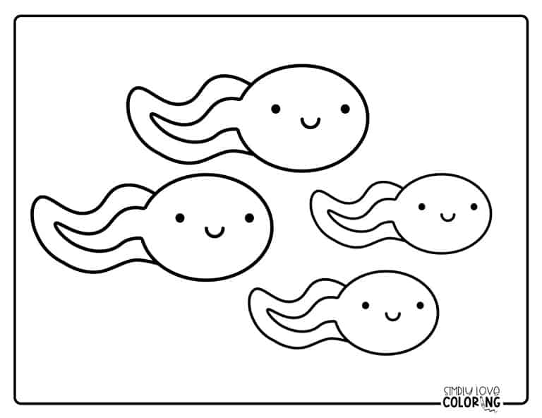 Tadpole Coloring Pages (Free PDF Printables) - Simply Love Coloring