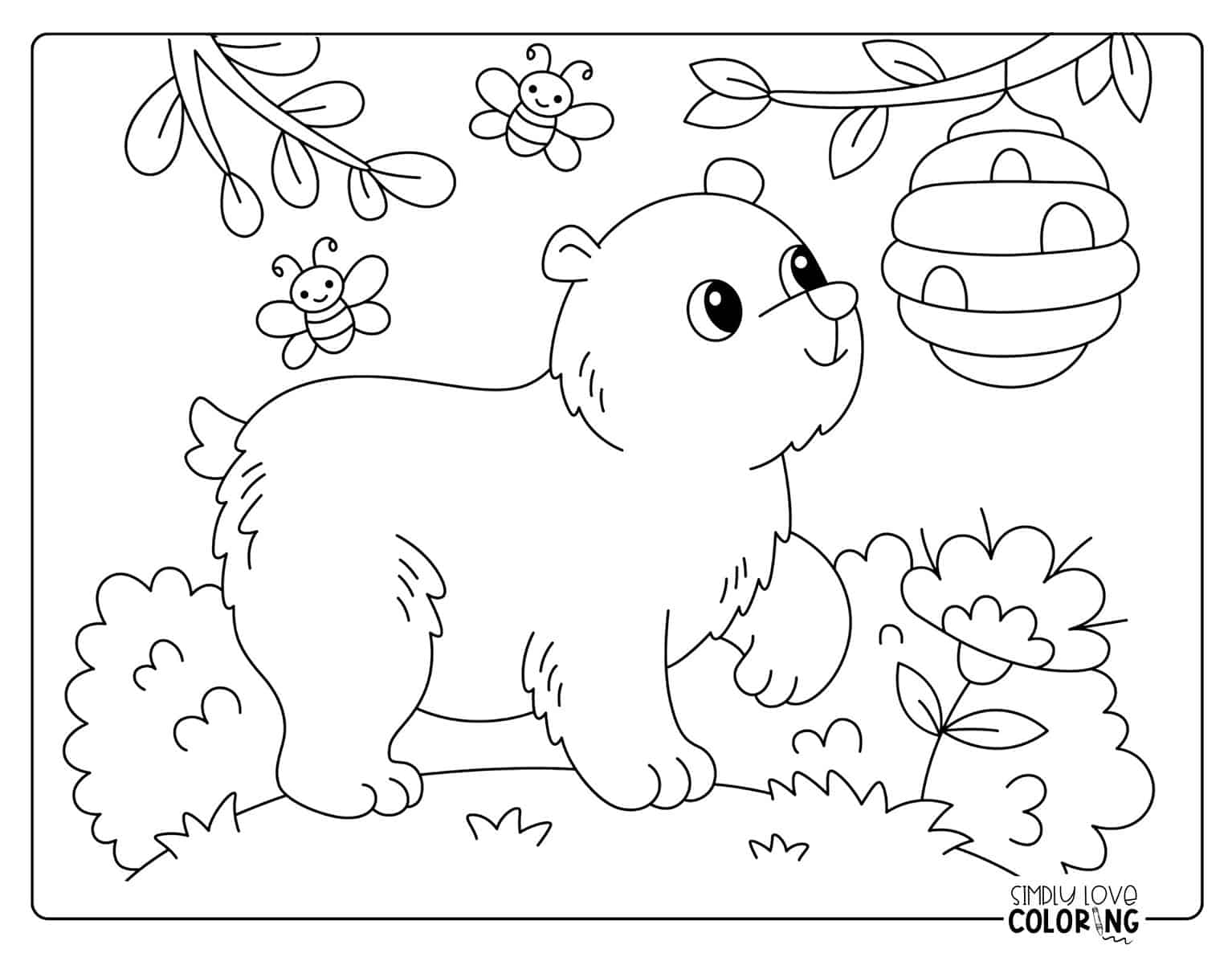 208 Fun Animal Coloring Pages (Free PDF Printables) - Simply Love Coloring