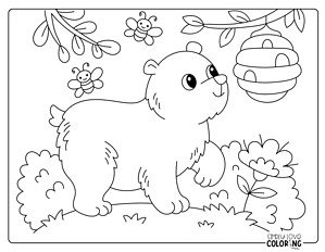51 Bear Coloring Pages (Free PDF Printables) - Simply Love Coloring