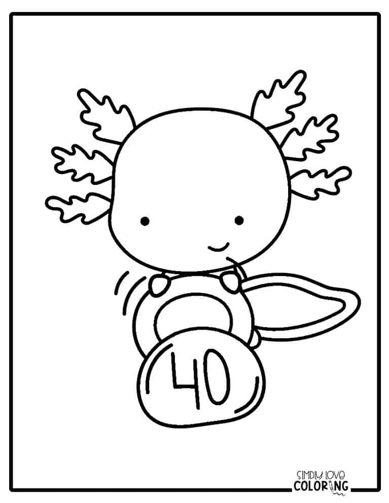 27 Axolotl Coloring Pages (Free PDF Printables) - Simply Love Coloring