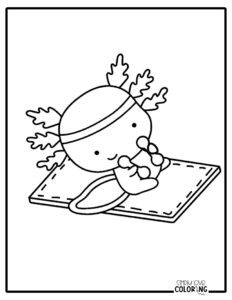 27 Axolotl Coloring Pages (Free PDF Printables) - Simply Love Coloring