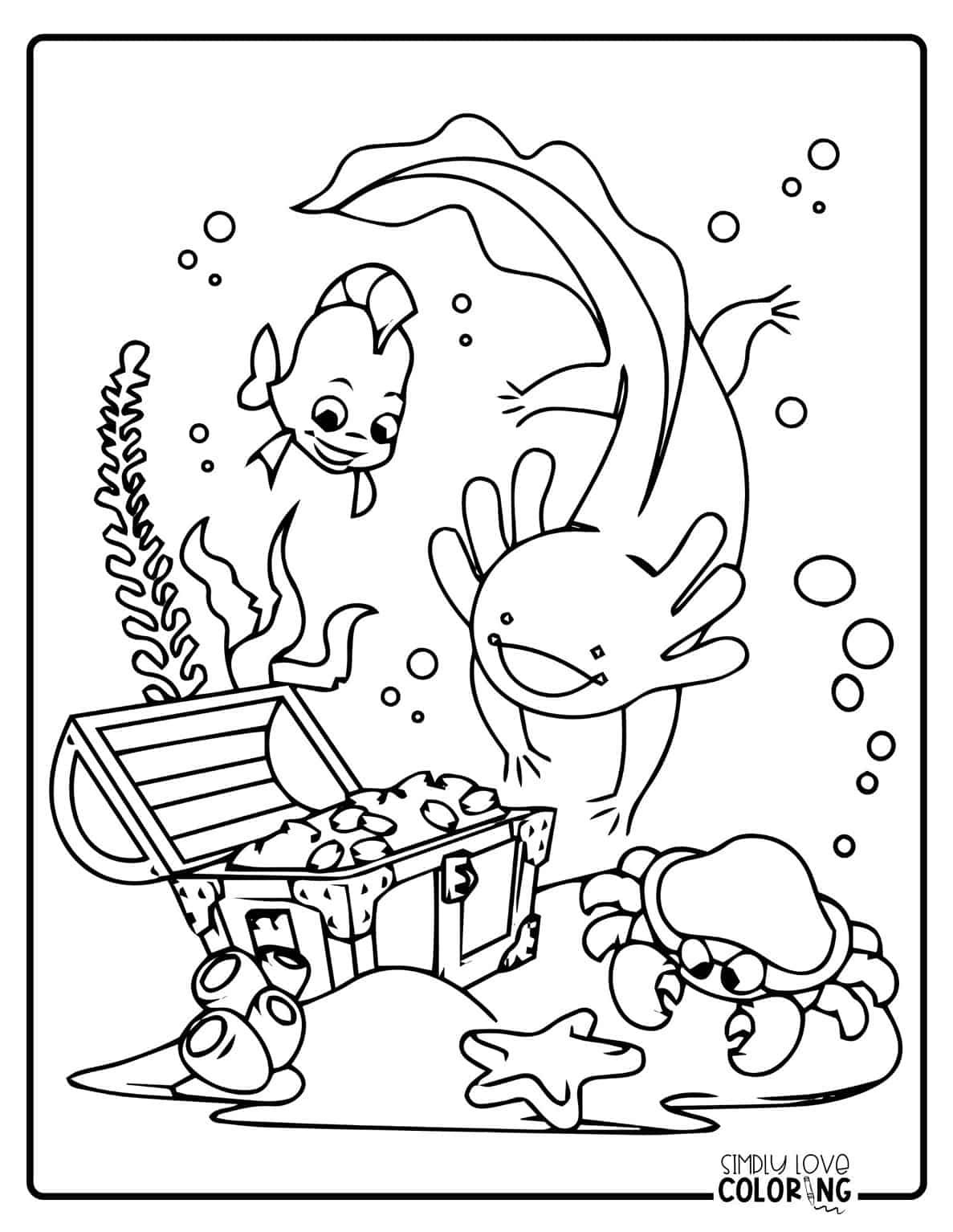 27 Axolotl Coloring Pages (Free PDF Printables) - Simply Love Coloring