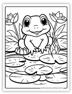 51 Frog Coloring Pages (Free PDF Printables) - Simply Love Coloring