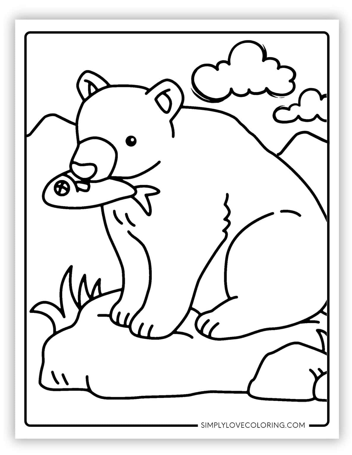 51 Bear Coloring Pages (Free PDF Printables) - Simply Love Coloring