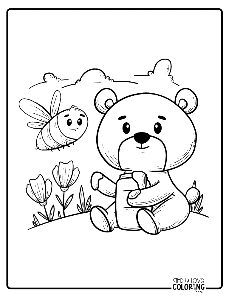 51 Bear Coloring Pages (Free PDF Printables) - Simply Love Coloring