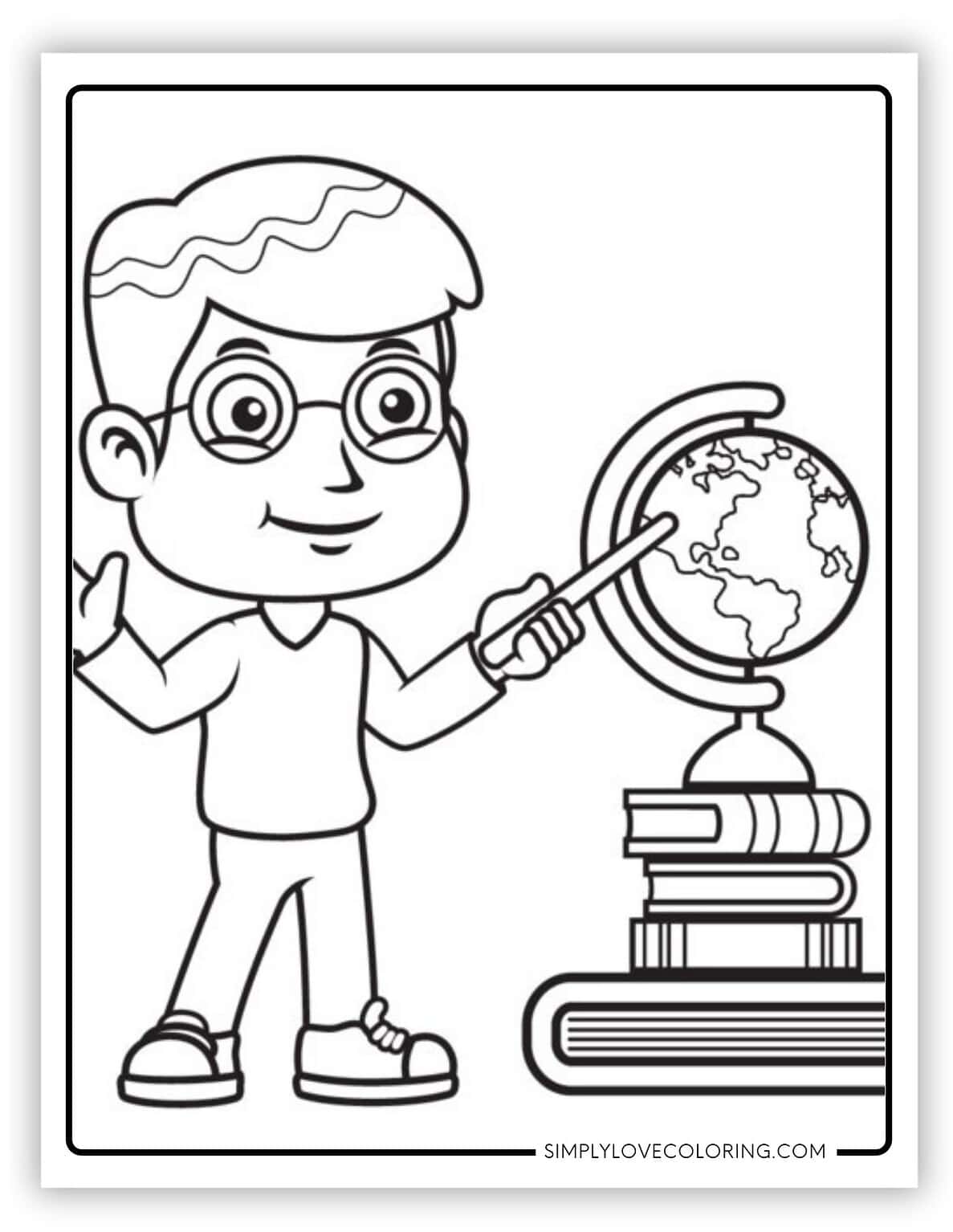 Teacher Coloring Pages (Free PDF Printables) - Simply Love Coloring
