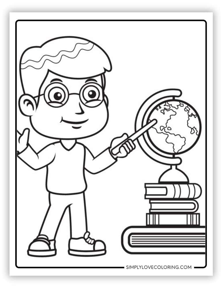 Teacher Coloring Pages (Free PDF Printables) - Simply Love Coloring