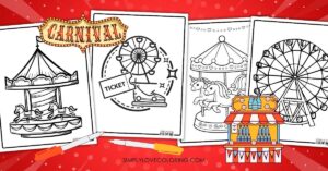 33 Carnival Coloring Pages (Free PDF Printables) - Simply Love Coloring