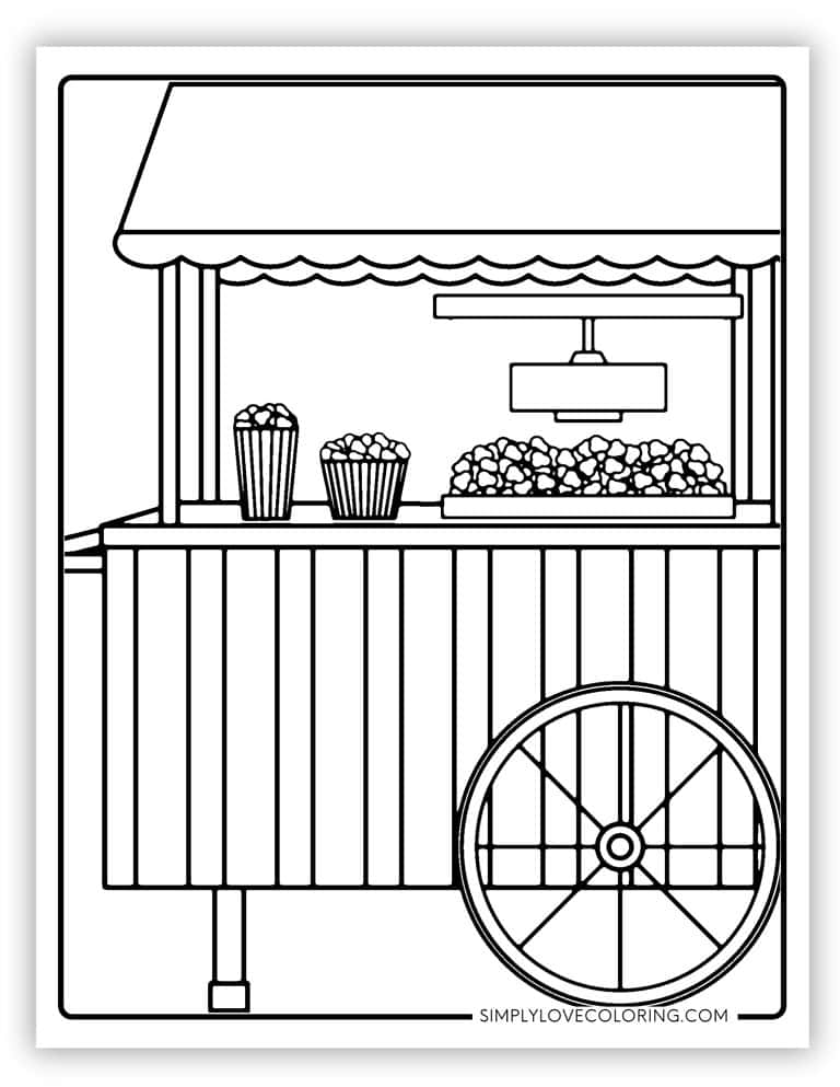33 Carnival Coloring Pages (Free PDF Printables) - Simply Love Coloring