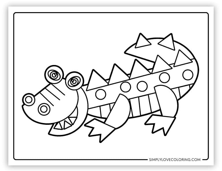 31 Alligator Coloring Pages (Free PDF Printables) - Simply Love Coloring