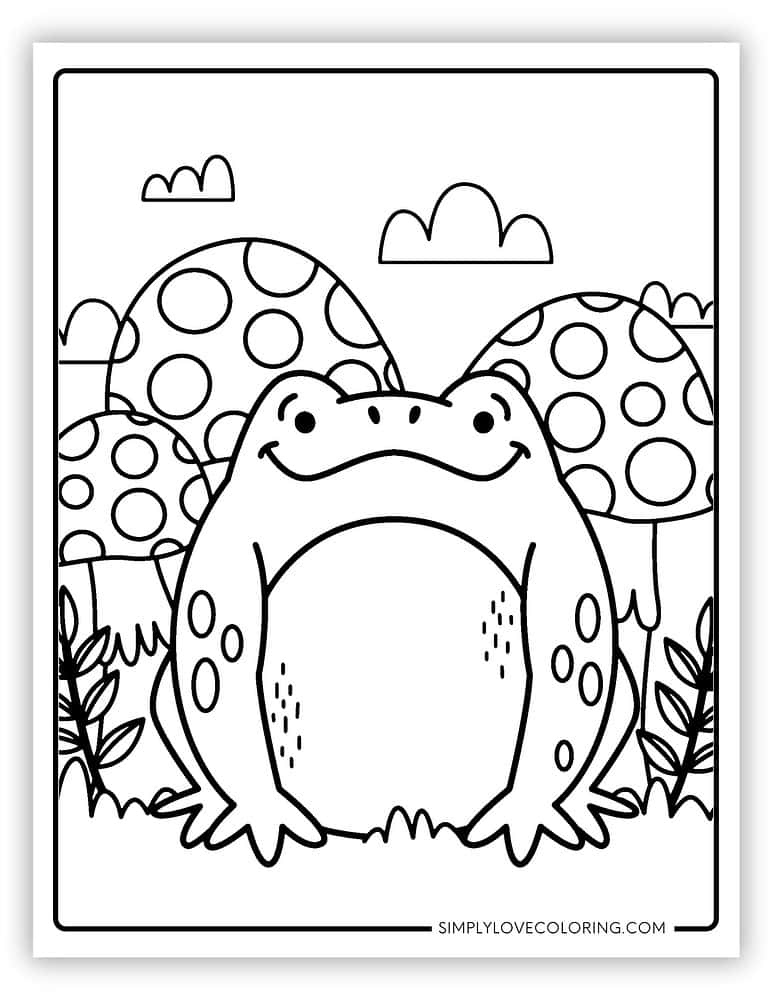 51 Frog Coloring Pages (Free PDF Printables) - Simply Love Coloring