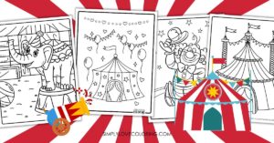 36 Circus Coloring Pages (Free PDF Printables) - Simply Love Coloring