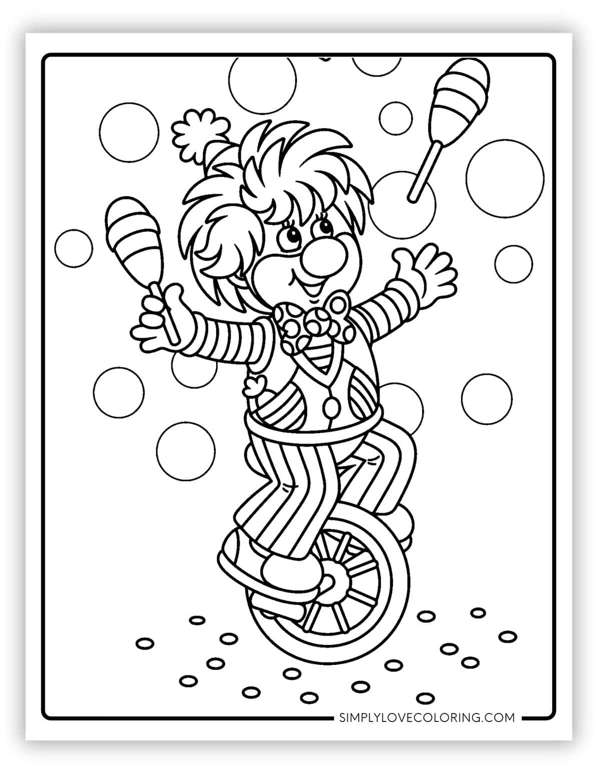 36 Circus Coloring Pages (Free PDF Printables) - Simply Love Coloring