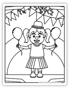 36 Circus Coloring Pages (Free PDF Printables) - Simply Love Coloring