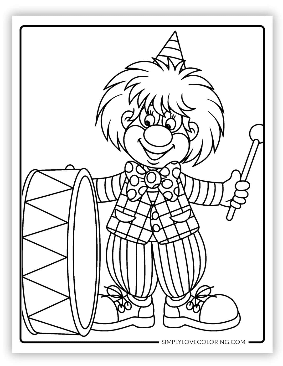 36 Circus Coloring Pages (Free PDF Printables) - Simply Love Coloring