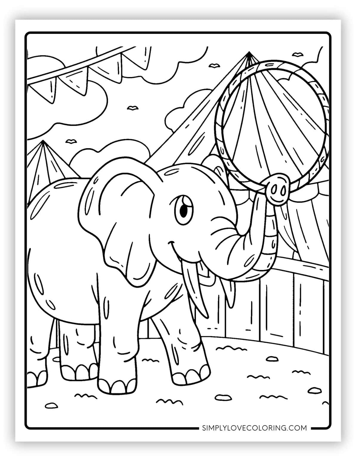 36 Circus Coloring Pages (Free PDF Printables) - Simply Love Coloring