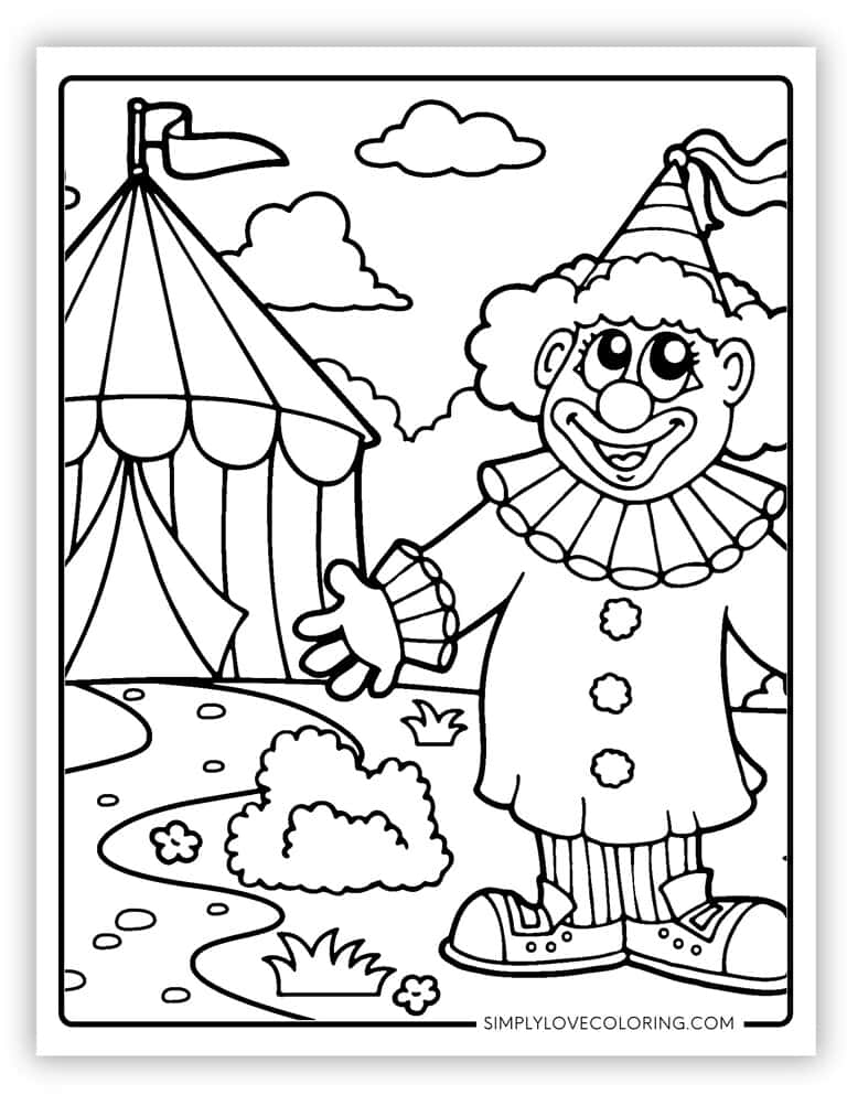 36 Circus Coloring Pages (Free PDF Printables) - Simply Love Coloring