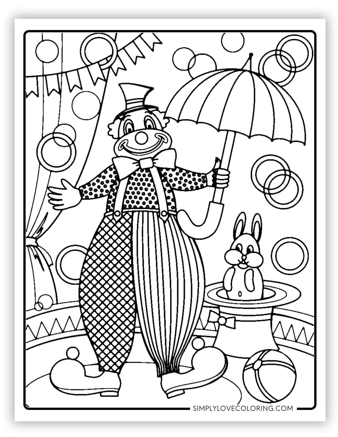 36 Circus Coloring Pages (Free PDF Printables) - Simply Love Coloring