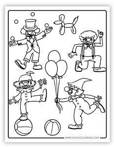 33 Carnival Coloring Pages (Free PDF Printables) - Simply Love Coloring
