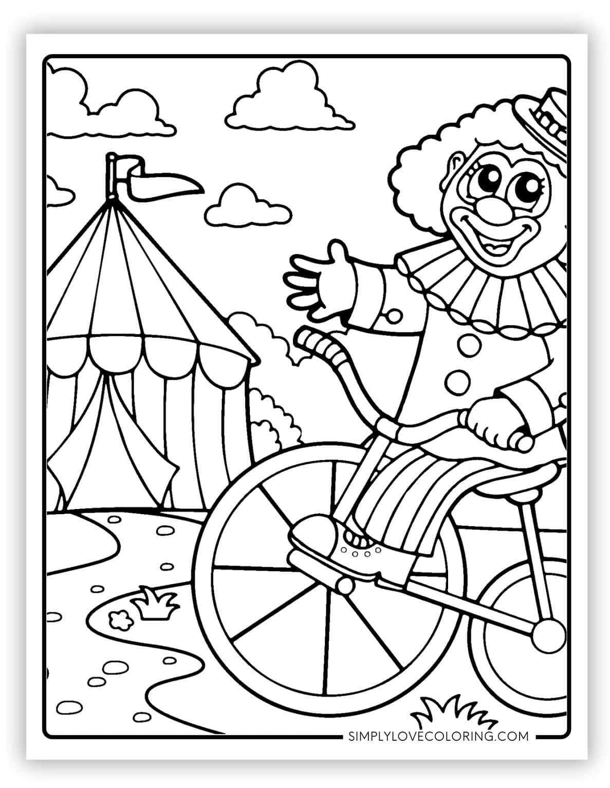 33 Carnival Coloring Pages (Free PDF Printables) - Simply Love Coloring