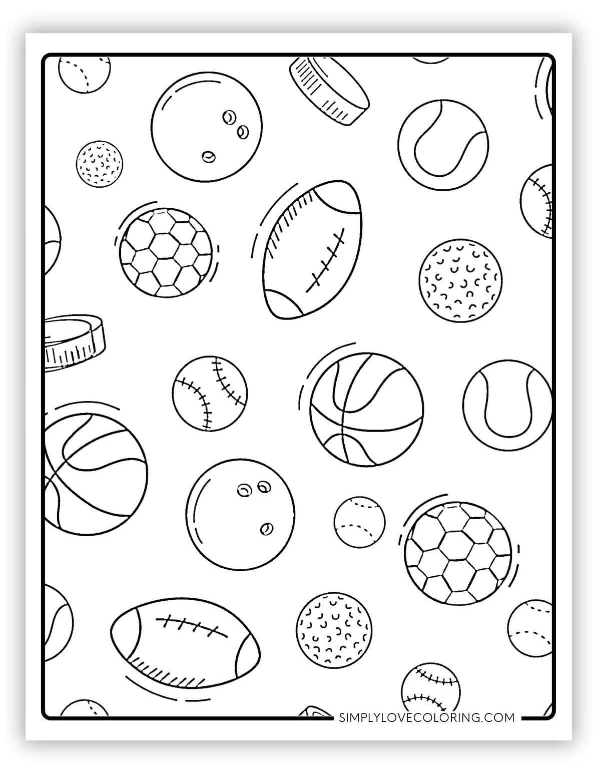 43 Ball Coloring Pages (Free PDF Printables) - Simply Love Coloring