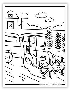 40 Cute Farm Coloring Pages (Free PDF Printables) - Simply Love Coloring