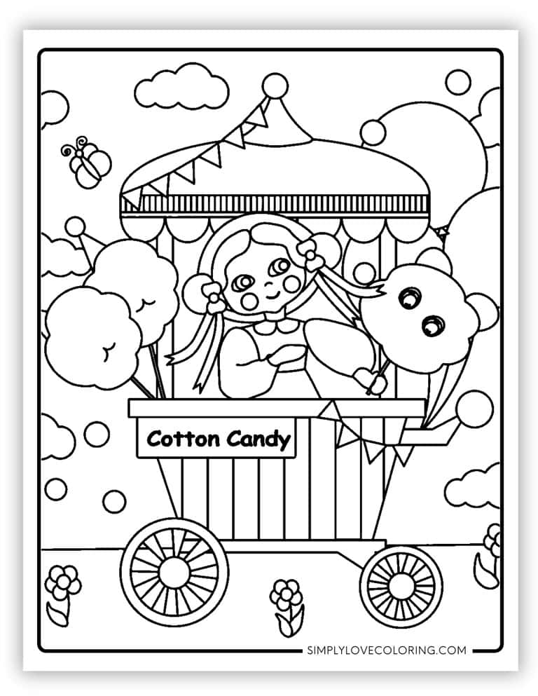 33 Carnival Coloring Pages (Free PDF Printables) - Simply Love Coloring