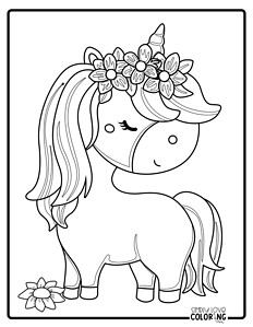 Unicorn Coloring Pages (Free PDF Printables) - Simply Love Coloring