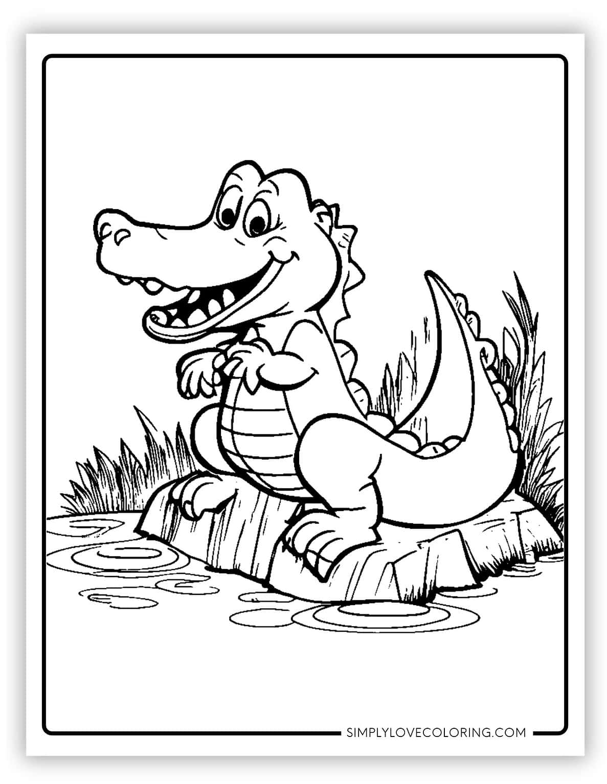 31 Alligator Coloring Pages (Free PDF Printables) - Simply Love Coloring