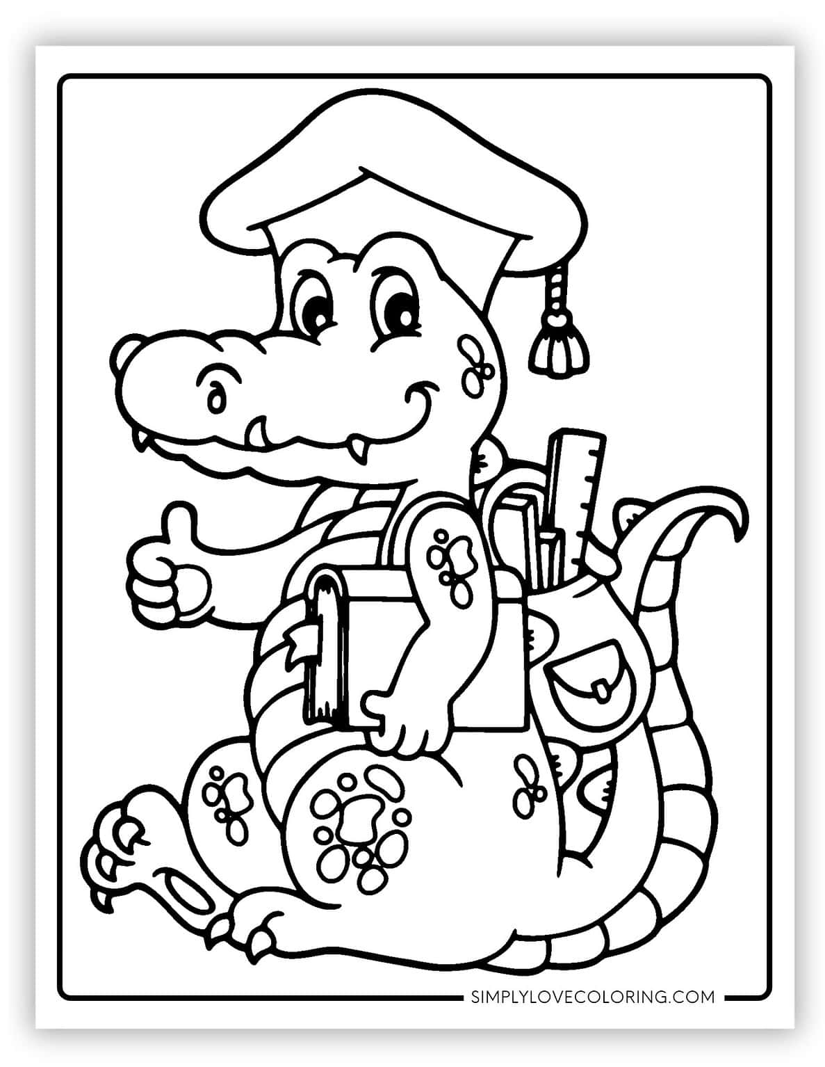 31 Alligator Coloring Pages (Free PDF Printables) - Simply Love Coloring