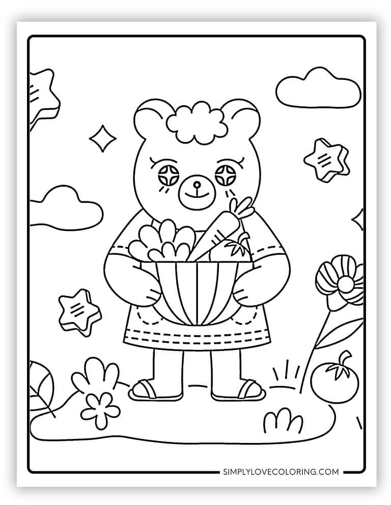 51 Bear Coloring Pages (Free PDF Printables) - Simply Love Coloring