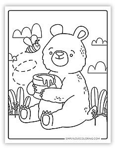 51 Bear Coloring Pages (Free PDF Printables) - Simply Love Coloring