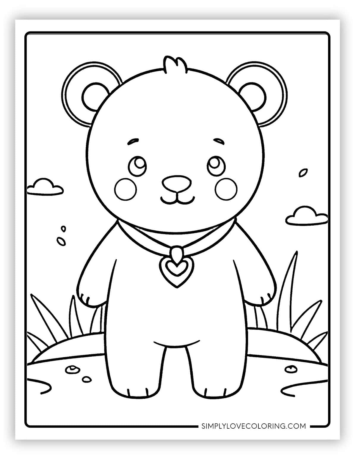 51 Bear Coloring Pages (Free PDF Printables) - Simply Love Coloring
