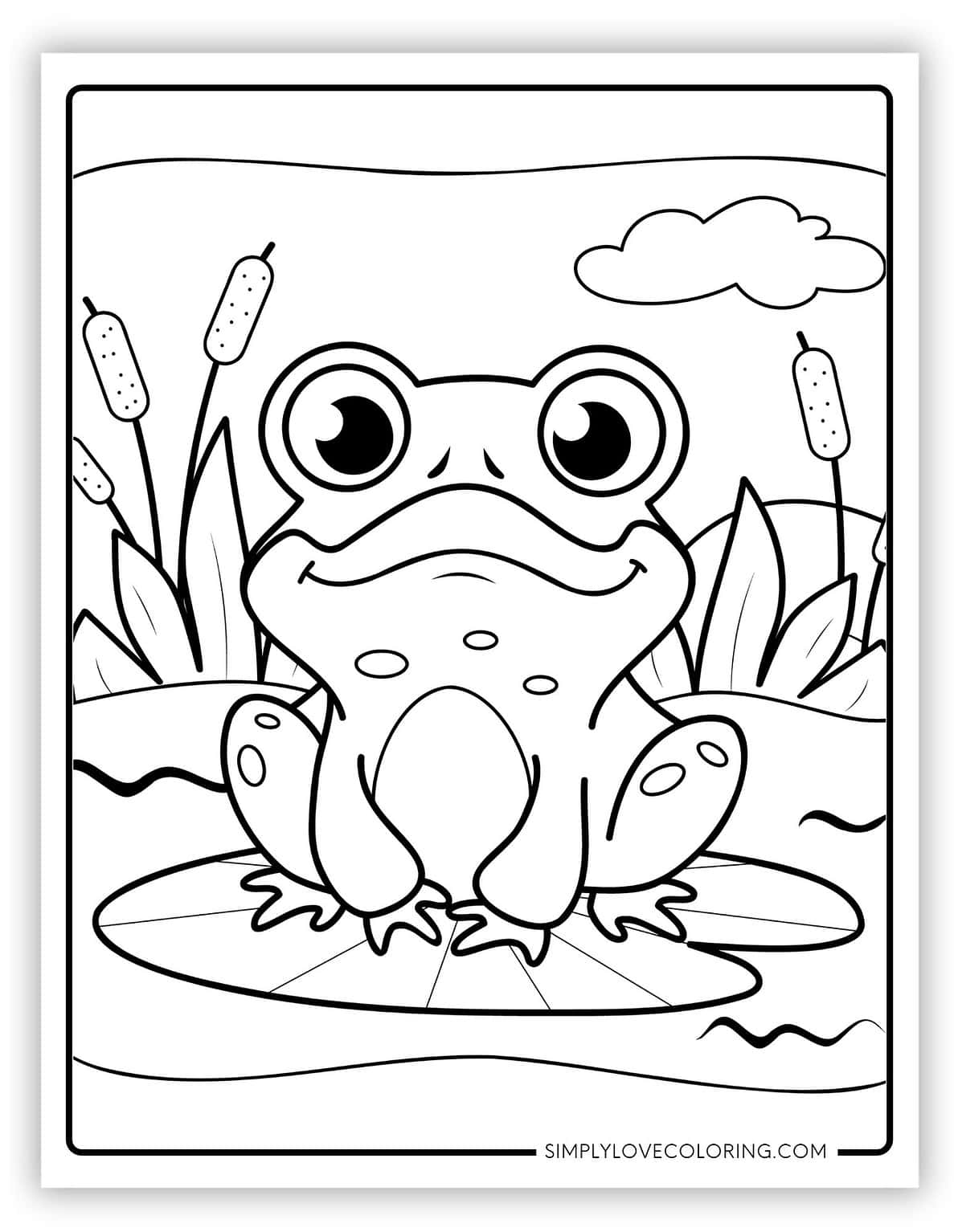 51 Frog Coloring Pages (Free PDF Printables) - Simply Love Coloring
