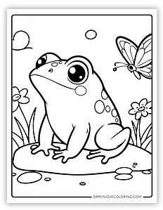 51 Frog Coloring Pages (Free PDF Printables) - Simply Love Coloring
