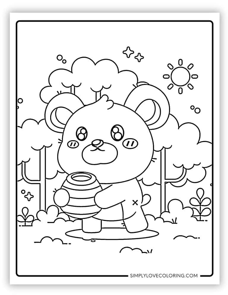 51 Bear Coloring Pages (Free PDF Printables) - Simply Love Coloring