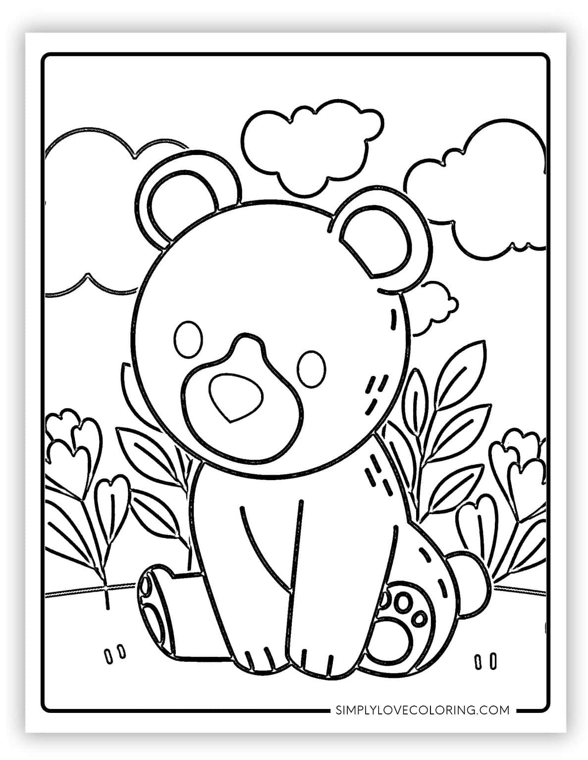 51 Bear Coloring Pages (Free PDF Printables) - Simply Love Coloring