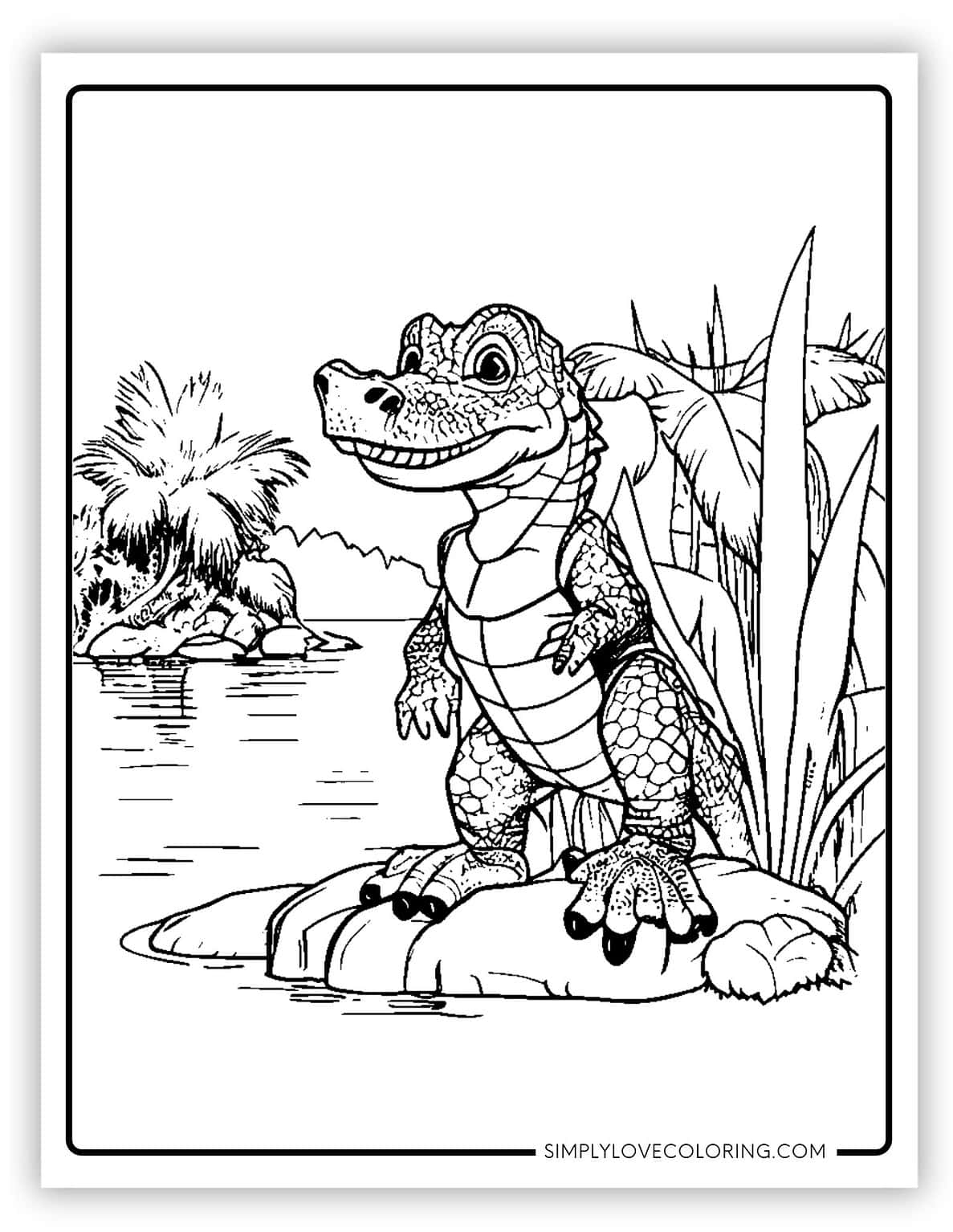 31 Alligator Coloring Pages (Free PDF Printables) - Simply Love Coloring