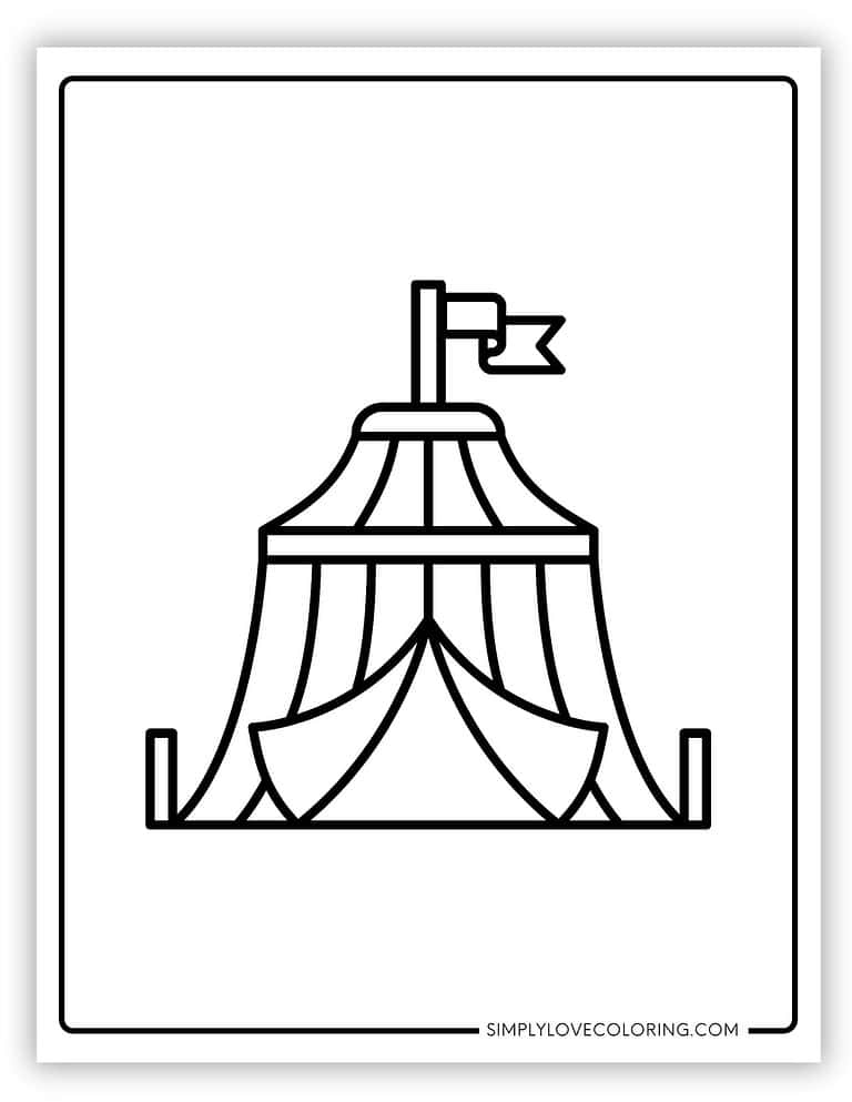 36 Circus Coloring Pages (Free PDF Printables) - Simply Love Coloring