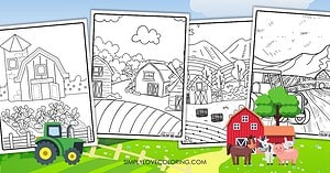 40 Cute Farm Coloring Pages (Free PDF Printables) - Simply Love Coloring