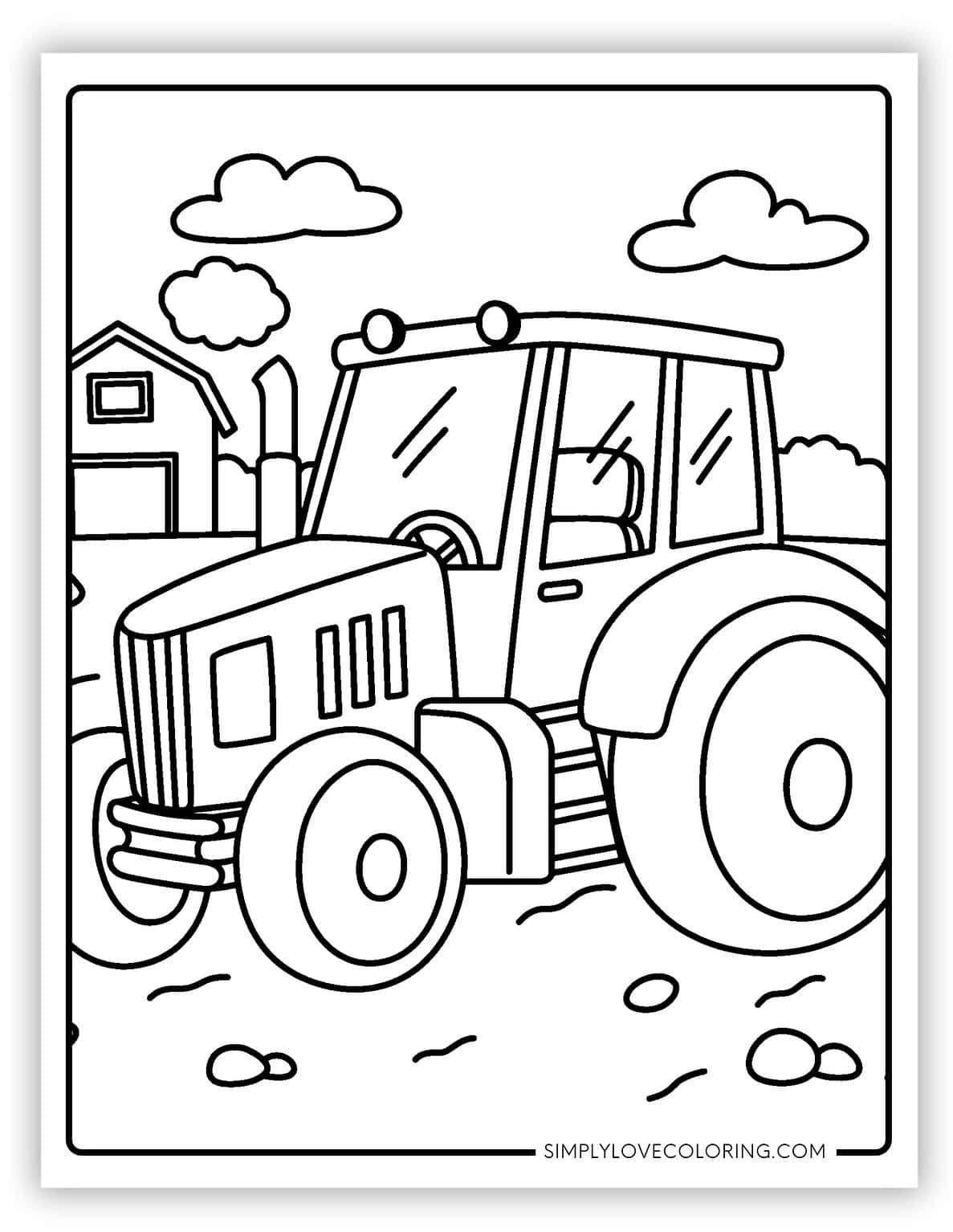 40 Cute Farm Coloring Pages (Free PDF Printables) - Simply Love Coloring