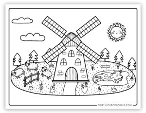 40 Cute Farm Coloring Pages (Free PDF Printables) - Simply Love Coloring