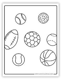43 Ball Coloring Pages (Free PDF Printables) - Simply Love Coloring