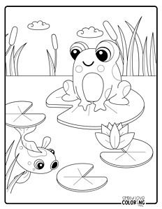96 Cool Amphibian Coloring Pages (Free PDF Printables) - Simply Love ...