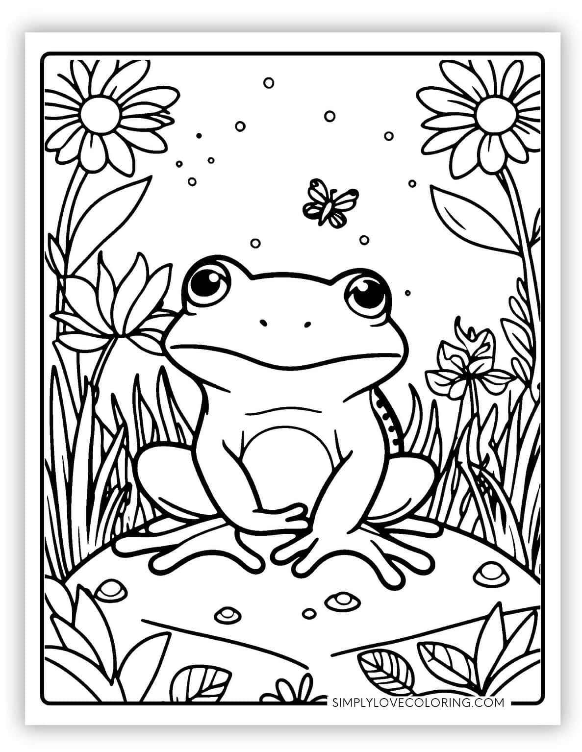 51 Frog Coloring Pages (Free PDF Printables) - Simply Love Coloring