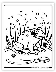 51 Frog Coloring Pages (Free PDF Printables) - Simply Love Coloring