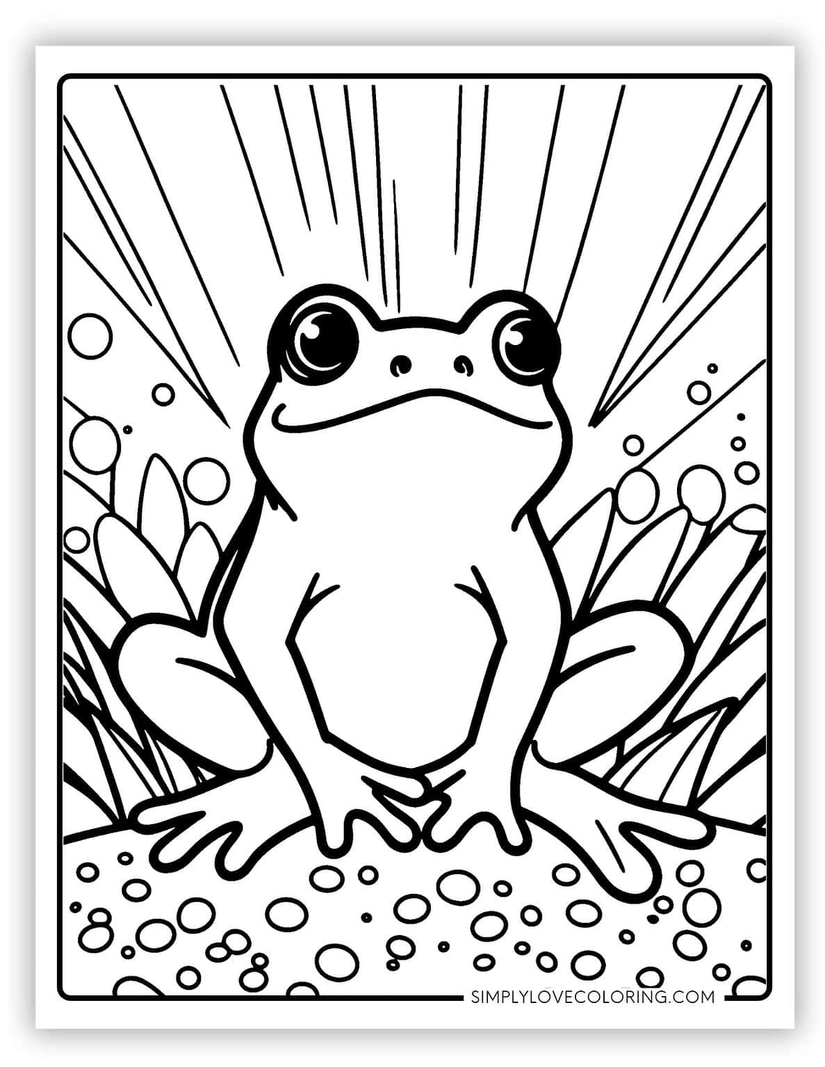 51 Frog Coloring Pages (Free PDF Printables) - Simply Love Coloring